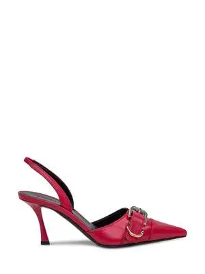 Givenchy Calf Leather Slingback Pumps - Red