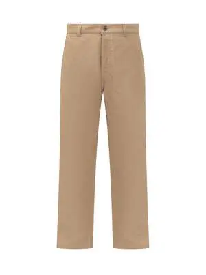 AMI Paris Utility Worker Trousers Mini Fit - Sand