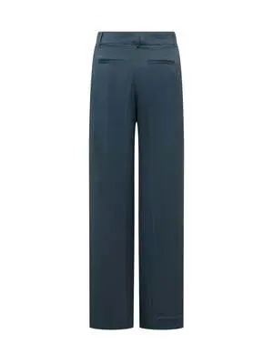 Michael Kors Sleek Satin Trousers In Mini Fit