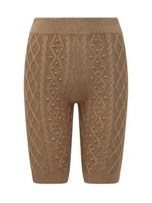 Loulou De Saison Silk Blend Shorts - Beige