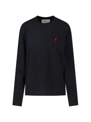AMI Paris Organic Cotton Logo T-shirt