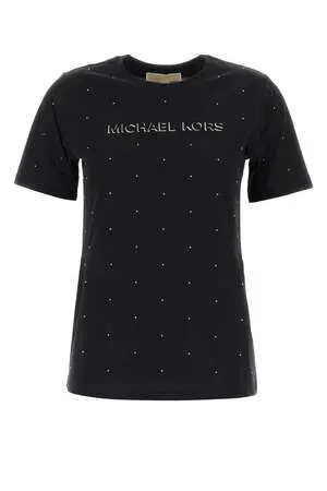 Michael Kors Classic Mk Stud T-shirt - Black