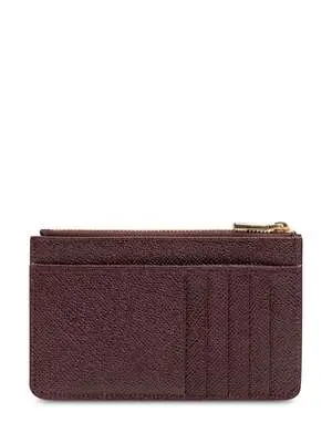 Dolce & Gabbana Premium Vitello Mini Card Holder - Mosto