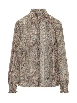 Ba&sh Cleo Button-up Shirt - Bleu