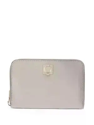 Guess Audrey Logo-plaque Zip-around Wallet - Grey