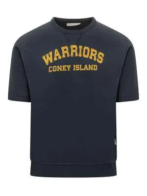 BL'KER Stamp Print Crewneck Sweatshirt - Navy