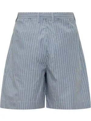 Givenchy Striped Kimono-inspired Mini Shorts