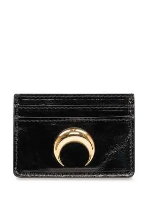 MARINE SERRE Moon Logo Mini Wallet - Black