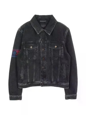 Saint Laurent 2010s Logo-print Denim Jacket