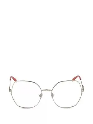 Emilio Pucci Geometric-frame Glasses - Silver