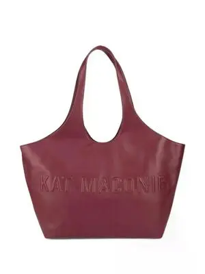 KAT MACONIE Logo-embossed Shoulder Bag - Red