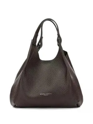GIANNI CHIARINI Medium Dua Leather Tote Bag - Brown