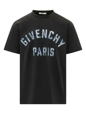 Givenchy Logo T-shirt - Black/blue
