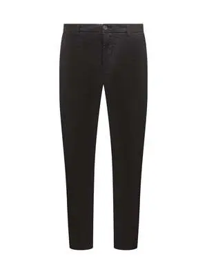 DEPARTMENT5 Chino Trousers With Unique Print - Nero
