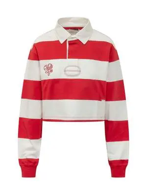 WOC Classic Polo With Stylish Collar And Insert - Offwhite