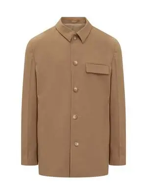 Nanushka Modern Tailoring Mini Shirt - Camel