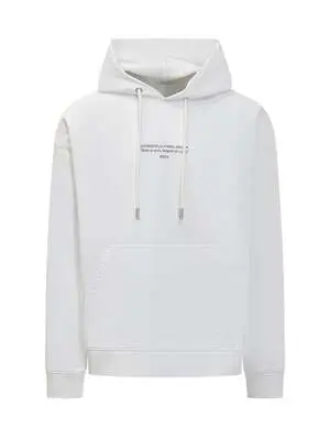 Off-White Casual Hoodie Sweatshirt With Logo Print