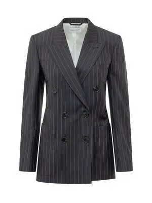 Givenchy Double Breasted 100% Wool Blazer Jacket