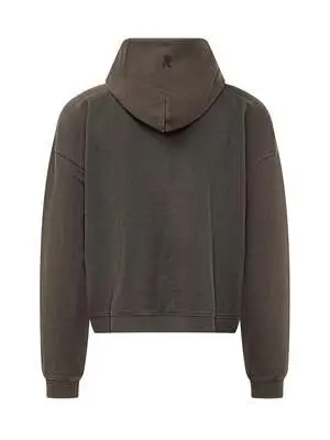 REPRESENT Oversized Zip Hoodie - Coffee