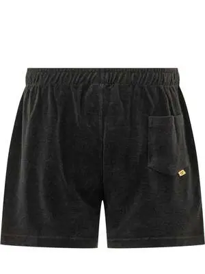 GALLERY DEPT. Essential Cotton Shorts With Logo - Black