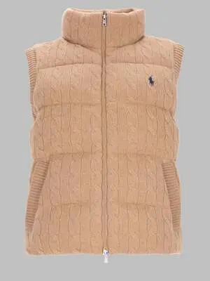 Polo Ralph Lauren Quilted Wool-cashmere Padded Vest