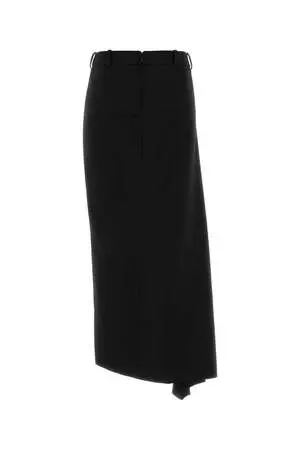 Givenchy Slashed Wool Skirt