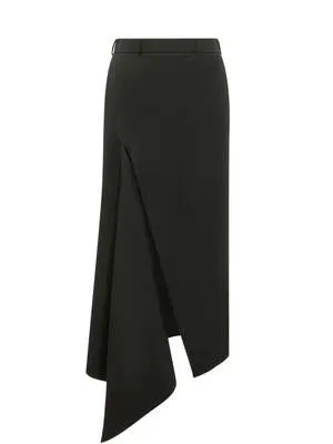 Givenchy Slashed Wool Skirt