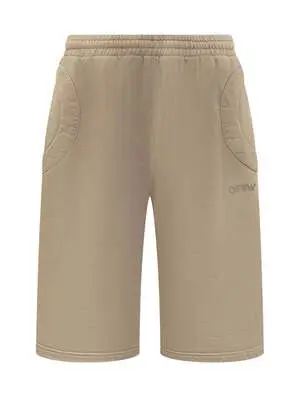 Off-White Mini Shorts - Beige