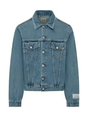 GALLERY DEPT. Denim Jacket With Button Closure - Washed Denim
