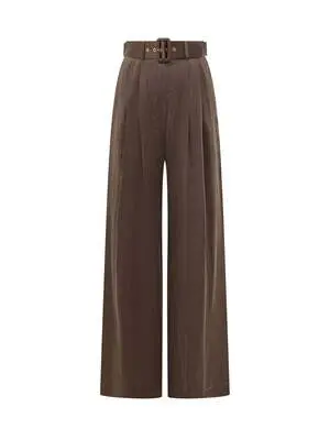 Zimmermann Silk Tuck Pant