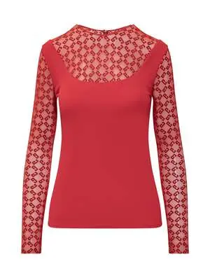 Givenchy Graphic Printed Long Sleeve Top