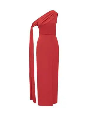 Solace London Mini Suit Dress - Red