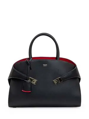 FERRAGAMO Hug Design Mini Handbag - Nero