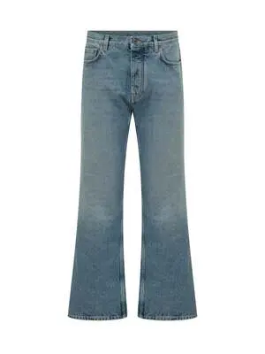 Off-White Half Arrow Slim Fit Jeans - Light Medium Blue