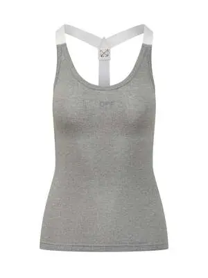 Off-White Mini Stylish Top - Silver-silver