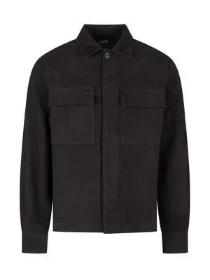 C.P. COMPANY C. P. Company Moleskin Overshirt - Black