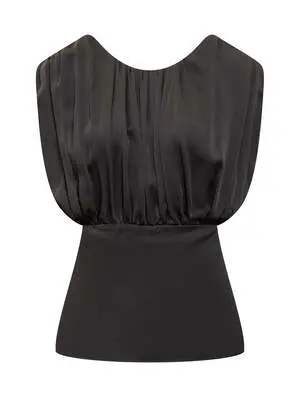 JIL SANDER Sleek Mini Top - Black