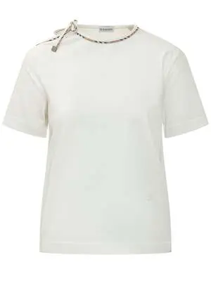 Burberry BURBERRY Frankie Bow T-shirt Chalk