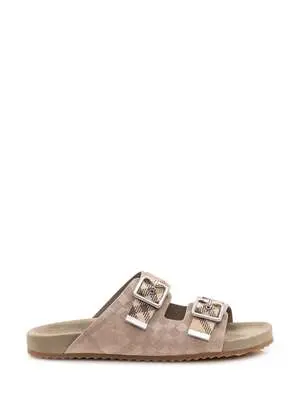 Burberry Double Buckle Sandals