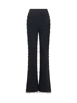AMBUSH Monogrammed Tailored Trousers - Black