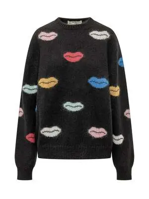 Fiorucci Lips Mohair Sweater