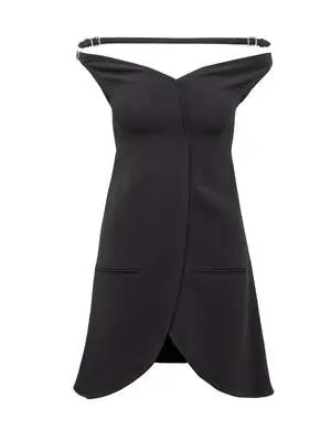 COURREGES Ellipse Design Mini Suit - Black