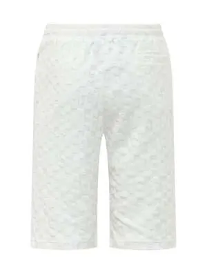 Gcds Monogram Bermuda Shorts - White