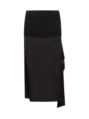JIL SANDER Wool Mini Skirt