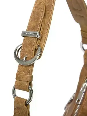 Desigual Belted Zip-detail Tote Bag - Brown