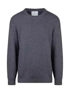 SEVEN GAUGE Merino Knitwear Sweater - Grigio