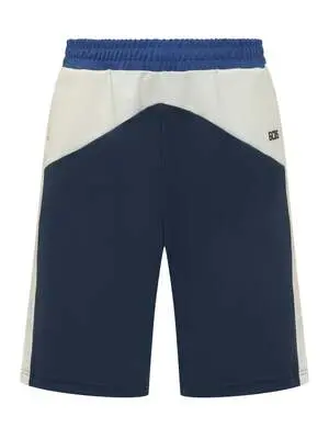 Gcds Color Block Shorts - Dark Blue/bone