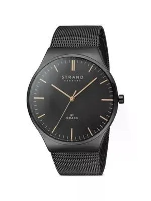 OBAKU Mason Lille Mesh-strap 32mm Watch - Black