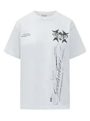 Gcds Graphic T-shirt - Optic White/black