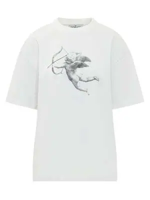 Fiorucci Print Relaxed Tee - White
